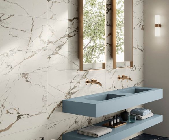 Marmora marble-effect porcelain stoneware tiles – Casalgrande Padana